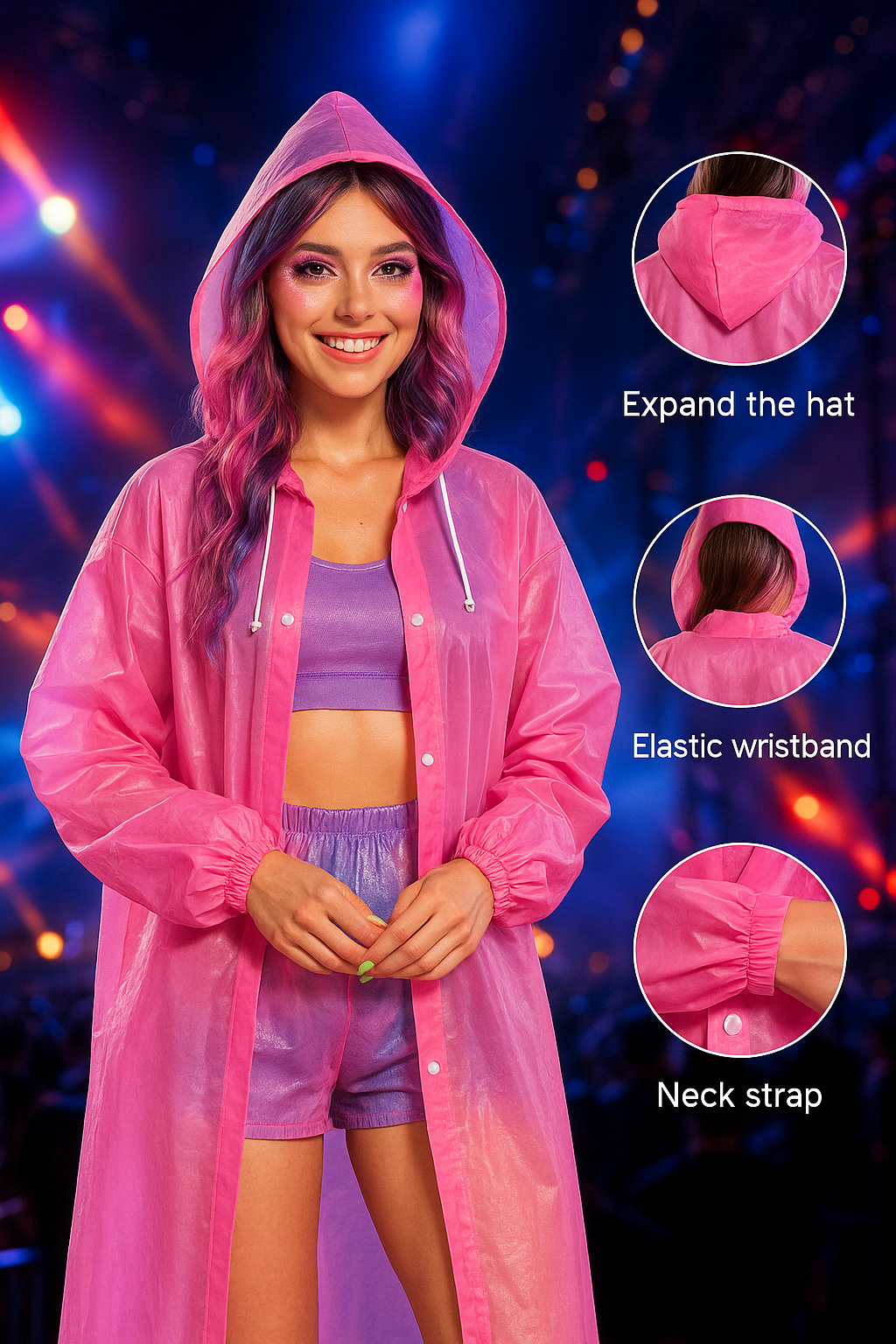 Rain Pancho - Rave Pancho – Coochi Couch