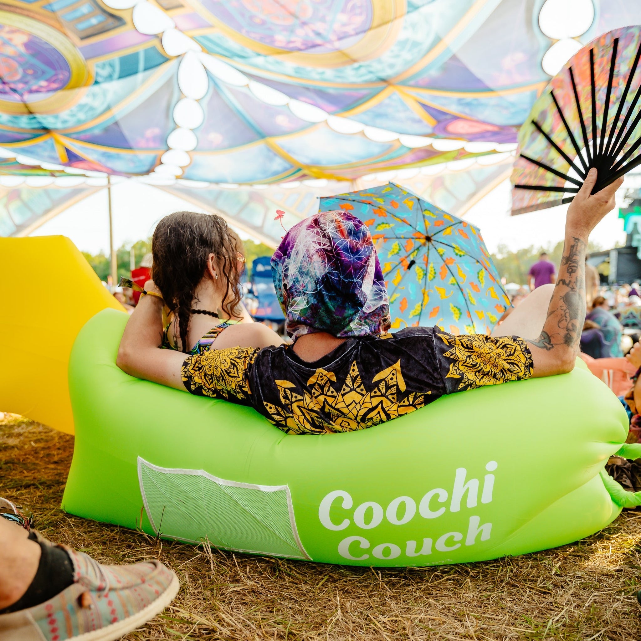 Coochi Couch | Ultimate Comfort for Music Festivals & Outdoor Events
